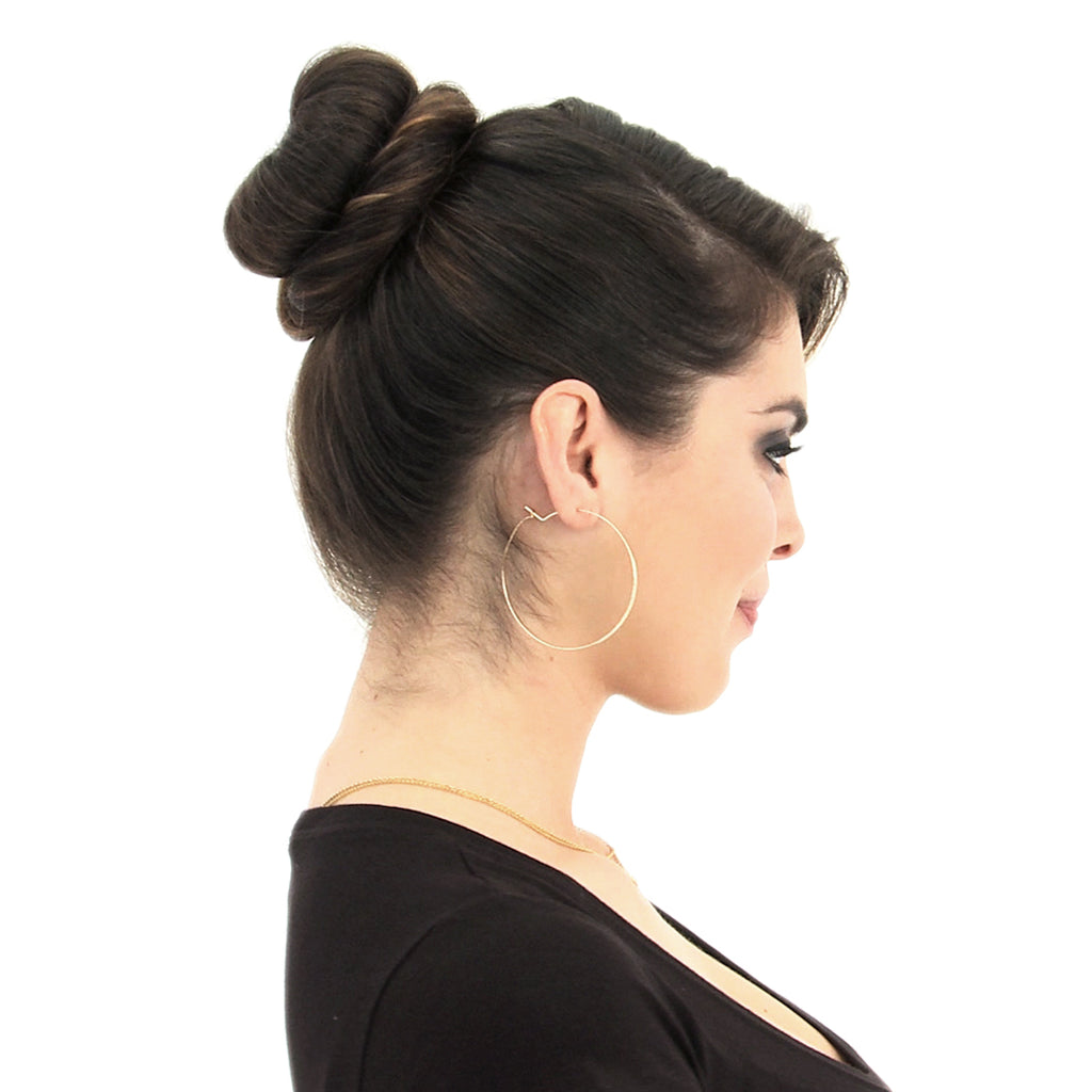The Perfect Hair Bun Tutorial By Goomee™ | The Markless Hair Loop ...